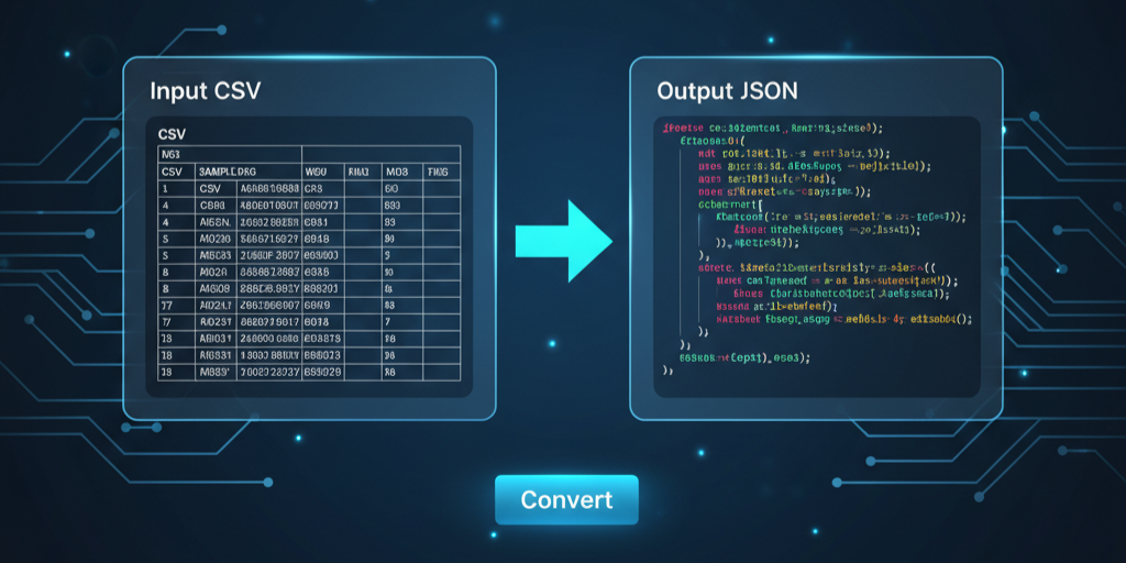 CSV to JSON - ImageconvertHQ